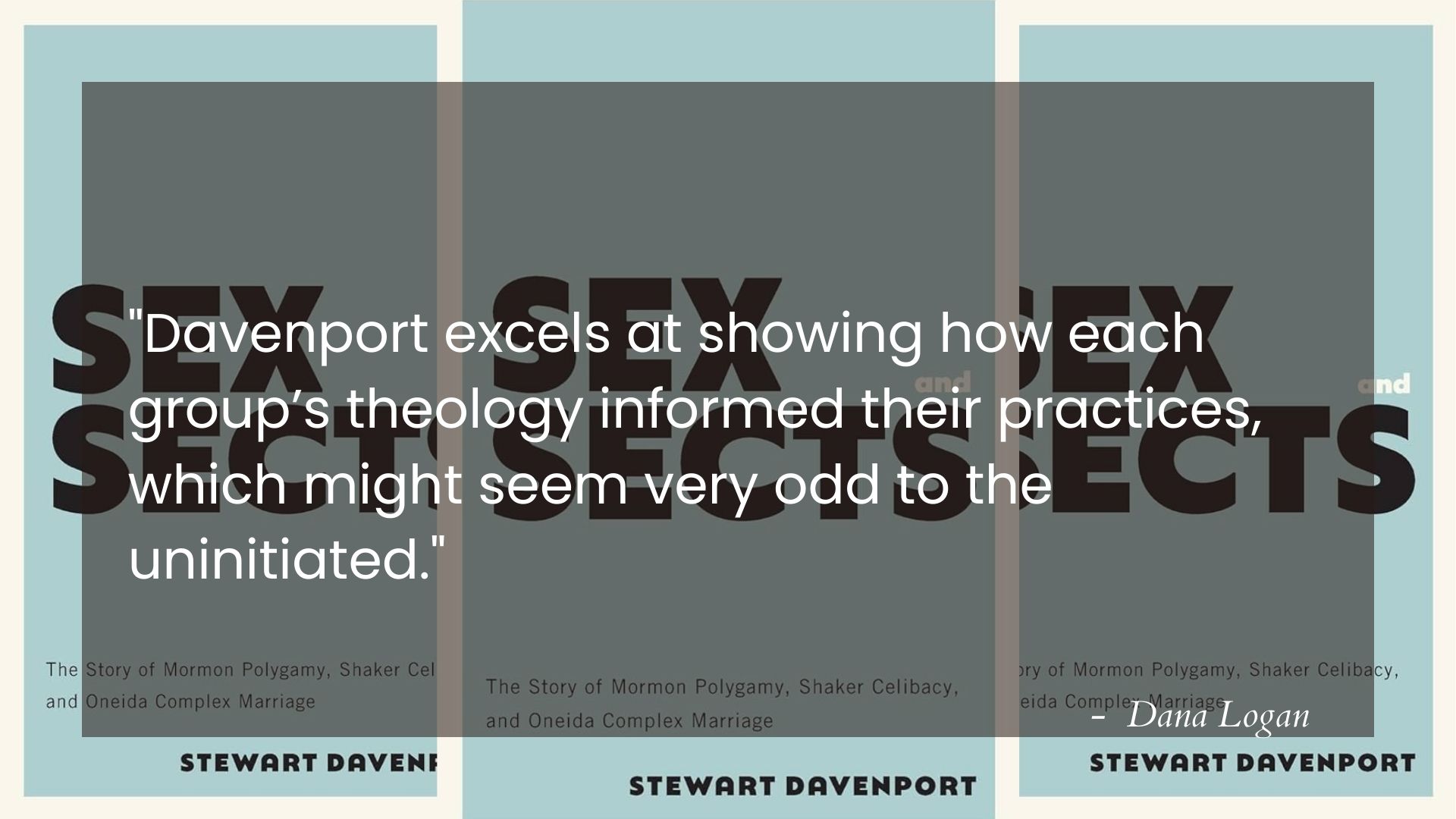 Historicizing Sects | Stewart Davenport, Sex and Sects: The Story of ...