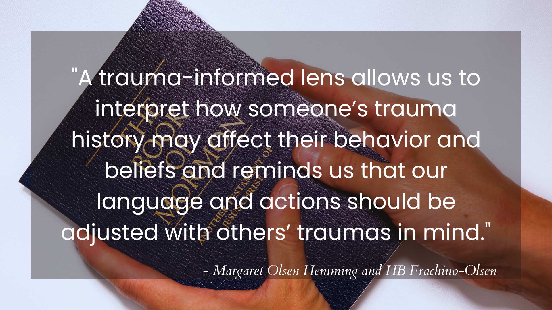 “They Have Received Many Wounds”:Applying a Trauma-Informed Lens to the ...