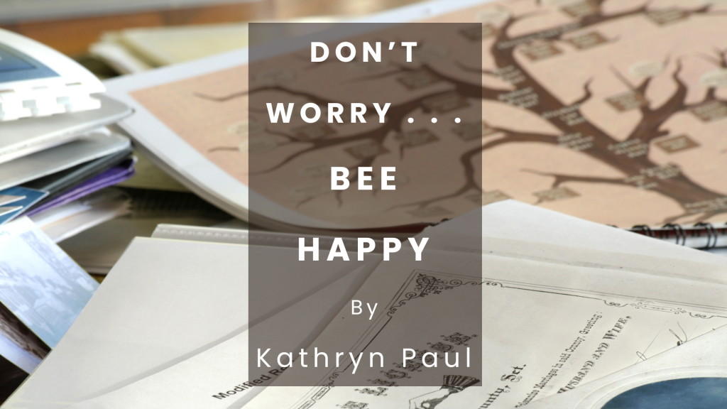 Don’t Worry . . . Bee Happy - Dialogue Journal
